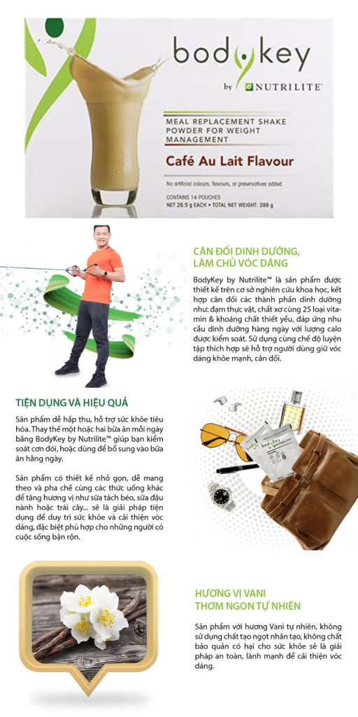TPBS BodyKey By Nutrilite - Hương Café - Trùm đa cấp